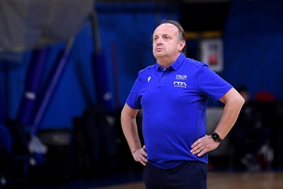Il coach della Nazionale Capobianco alla HBS Final Eight di Coppa ...